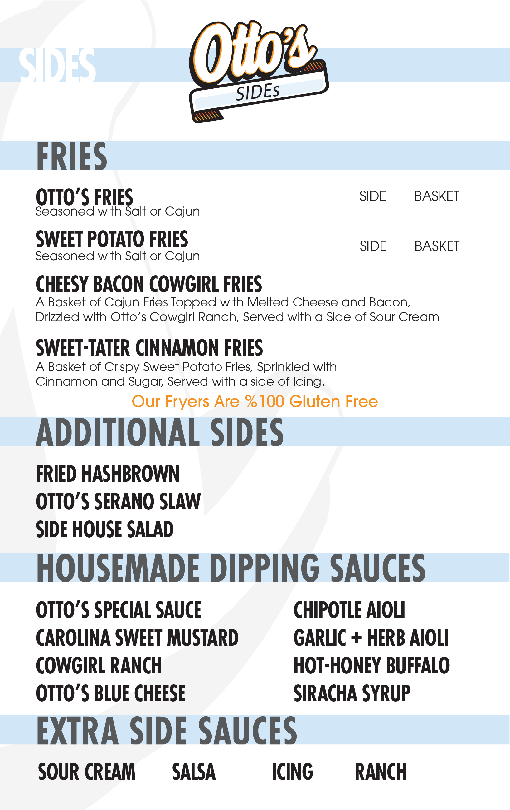 Full Menu – Eat at Otto's