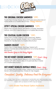 Full Menu – Eat at Otto's